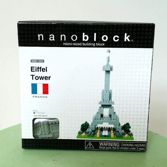 Nanoblock NBH-004 Eiffel Tower, Hobbies & Toys, Toys & Games on Carousell