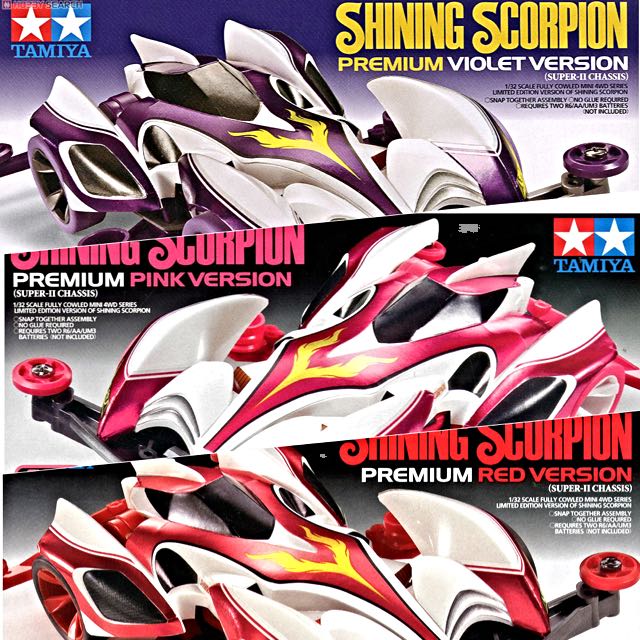 Tamiya Mini4wd Shining Scorpion, Hobbies & Toys, Toys & Games on Carousell
