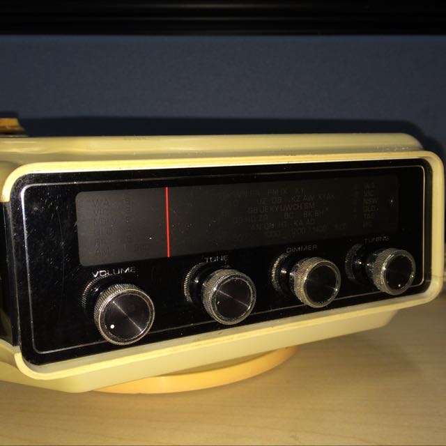Vintage Astor Flipclock with radio, Hobbies & Toys, Memorabilia ...