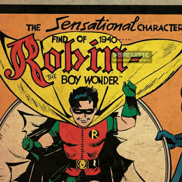 Vintage Cover Robin Poster, Everything Else on Carousell