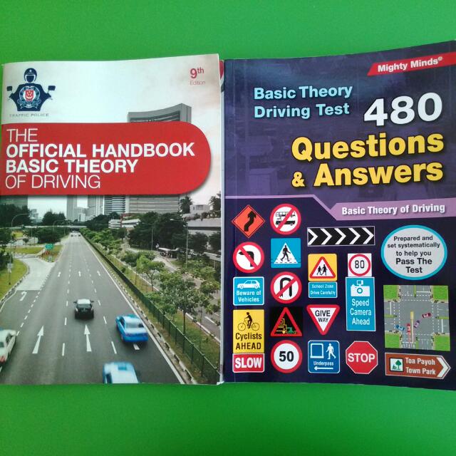 Basic Theory Of Driving Textbook & Practice Book, Hobbies & Toys, Books ...