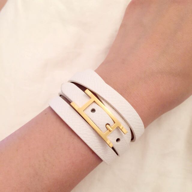 Hermes Hapi 3 Tour White GHW, Luxury, Bags & Wallets on Carousell