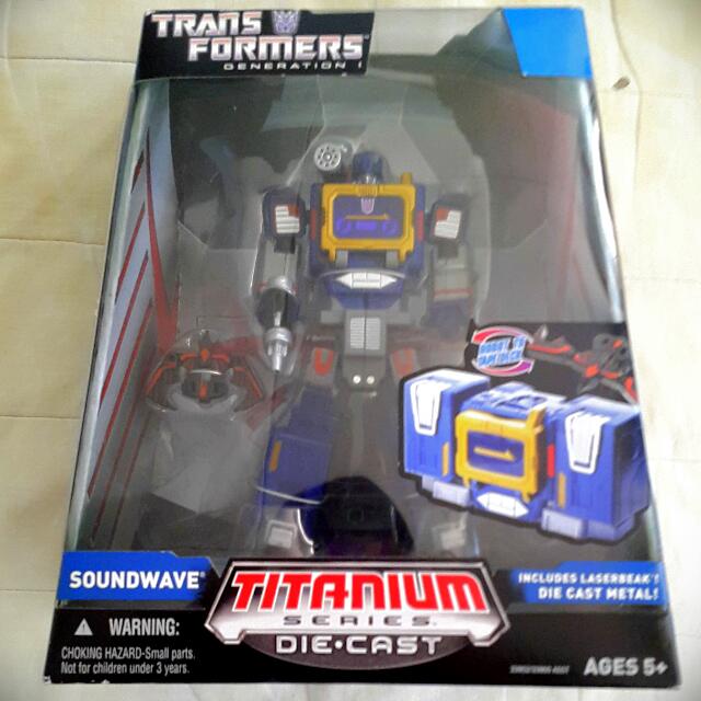 Transformers Titanium Series - Soundwave, Hobbies & Toys, Toys & Games ...
