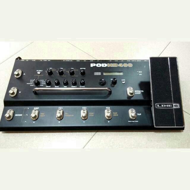 Line 6 POD HD400 FREE GATOR BAG, Hobbies & Toys, Music & Media, Music ...