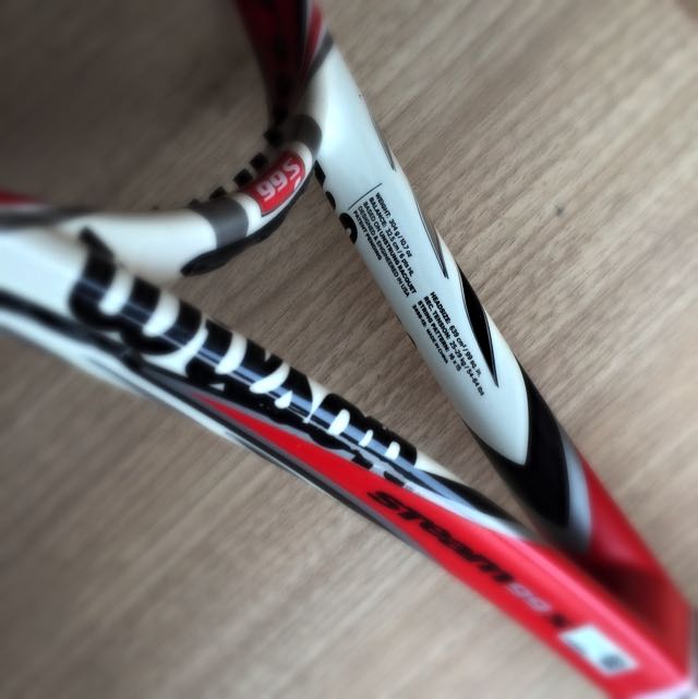 Wilson Steam 99s Tennis Racket, Sports Equipment, Sports & Games ...