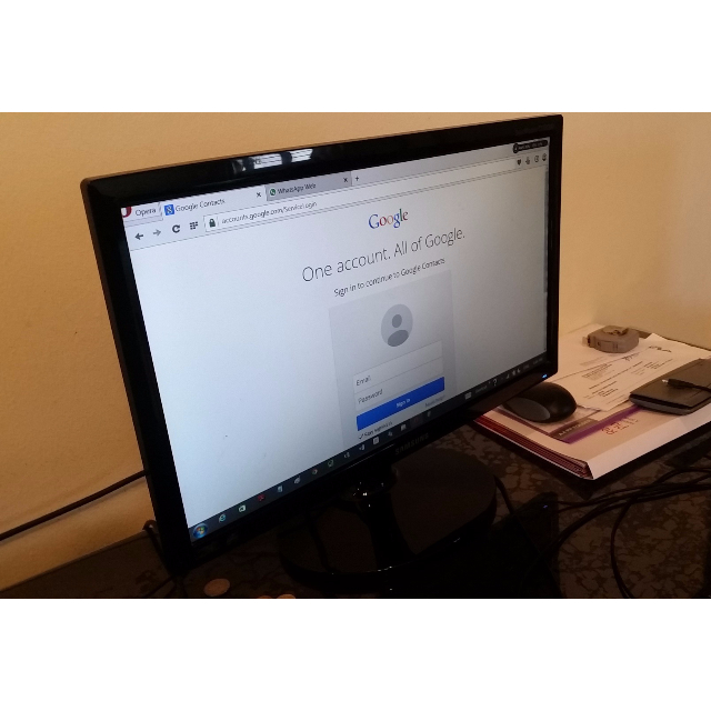 Computer Monitor (Samsung) - LED Flat Screen (18.5 inch) - Model ...