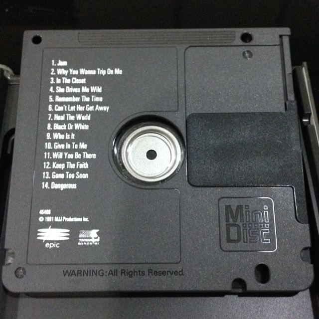 Michael Jackson Dangerous Minidisc, Hobbies & Toys, Music & Media ...