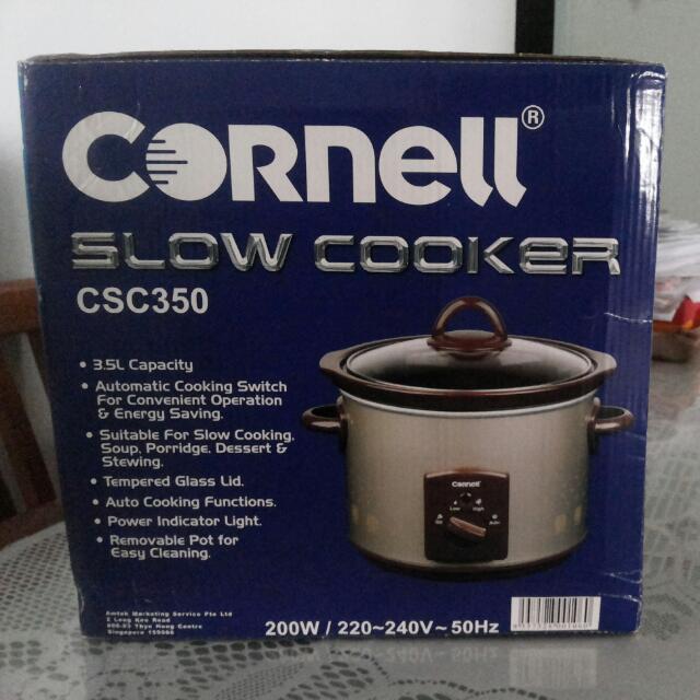 Cornell Slow Cooker, Furniture & Home Living, Gardening, Pots ...