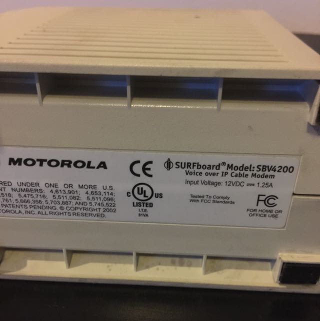 Motorola SURFboard Modem SBV4200, Computers & Tech, Parts & Accessories ...