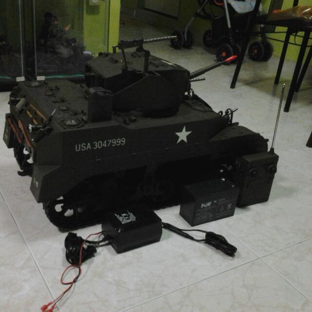 MOTORWORKS M5 1/6 STUART TANK RC REMOTE CONTROL FROM 21st century ...