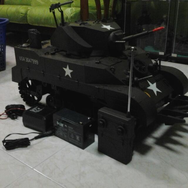 MOTORWORKS M5 1/6 STUART TANK RC REMOTE CONTROL FROM 21st century ...