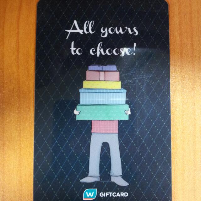 $30 Watsons Gift Card, Women's Fashion, Watches & Accessories, Other ...