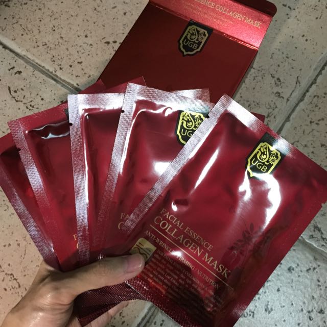 UGB Collagen Mask, Beauty & Personal Care, Face, Face Care on Carousell