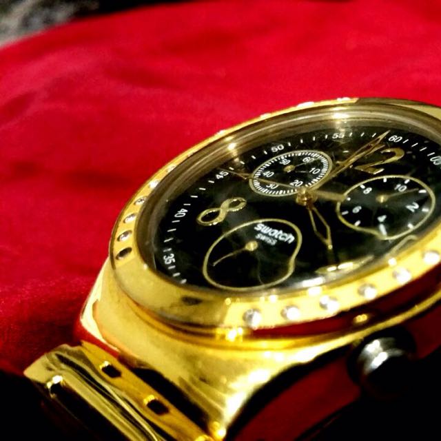 Gold Swatch Watch, Mobile Phones & Gadgets, Wearables & Smart Watches ...