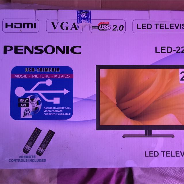 PENSONIC LED TV HD 22inch for sale!!! on Carousell