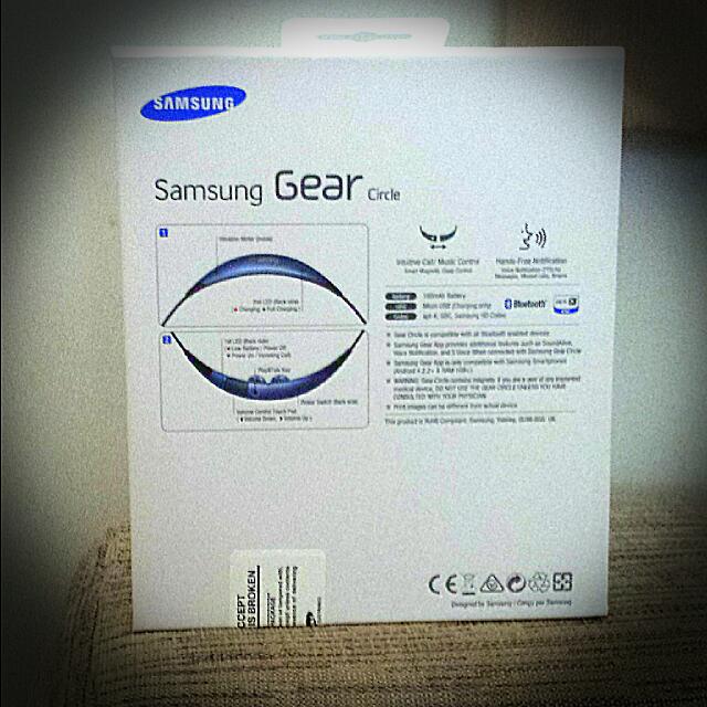 Samsung Gear Circle (Brand New), Computers & Tech, Parts & Accessories ...