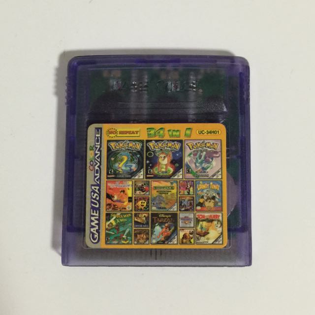 Game Boy Color / Game Boy Advance Cartridge 34 In 1, Hobbies & Toys ...