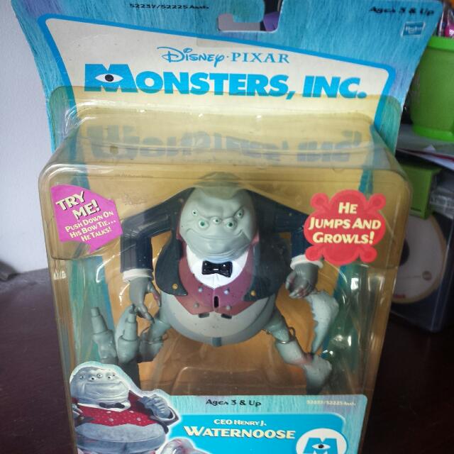 MONSTERS INC HENRY J WATERNOOSE TALKING FIGURE HASBRO 2001, 43% OFF
