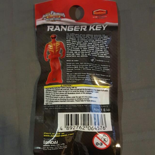 Power Ranger Super Megaforce Ranger Key, Hobbies & Toys, Toys & Games ...