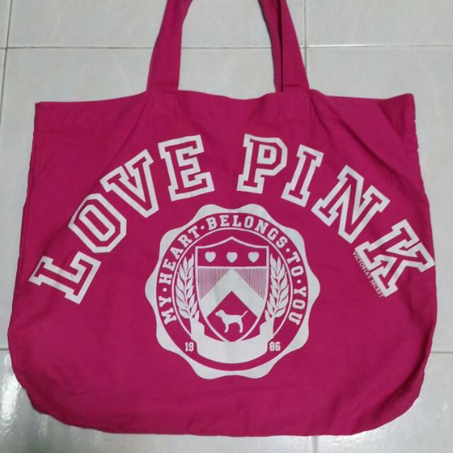 Victoria's Secret Pink Big Bag, Women's Fashion, Bags & Wallets, Cross ...