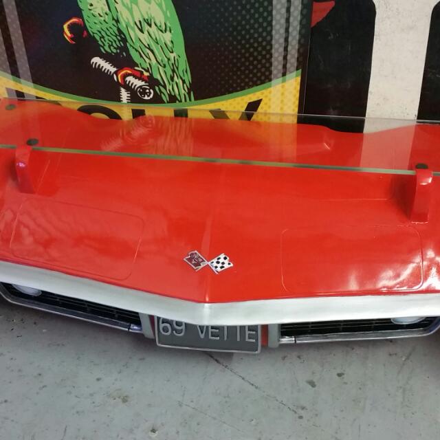 Vintage Style GENERAL MOTORS 1969 CHEVROLET CORVETTE 3D WALL SHELF ...