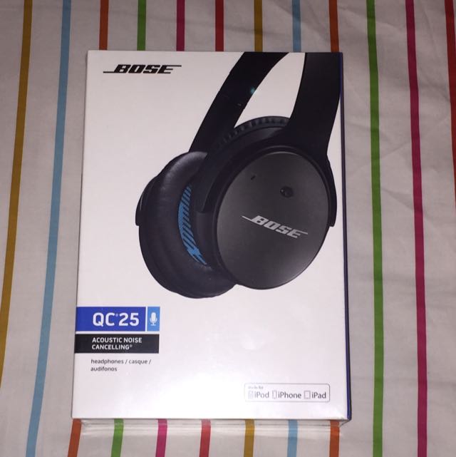 BOSE QC25 Acoustic Noise Canceling Headphones, Computers & Tech, Parts ...