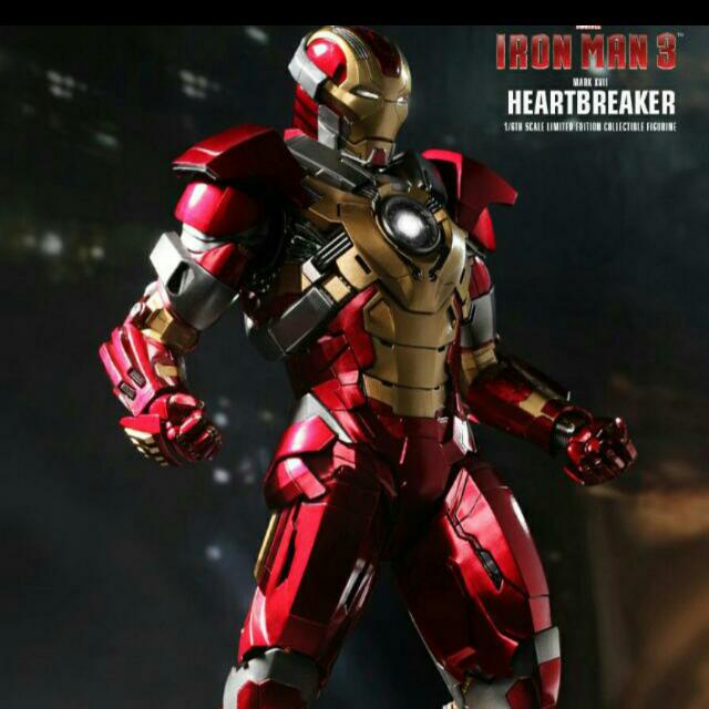 Hot Toys Iron man Mark17 HEART Breaker, Hobbies & Toys, Toys & Games on ...