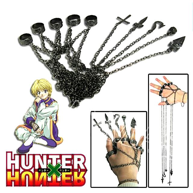 Hunter X Hunter Kurapika Five Darts Finger Rings Chains Cosplay Pre Order Hobbies And Toys
