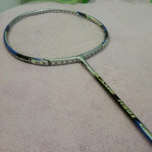 Li Ning Flame N50 II Badminton Racket, Sports Equipment, Sports & Games ...
