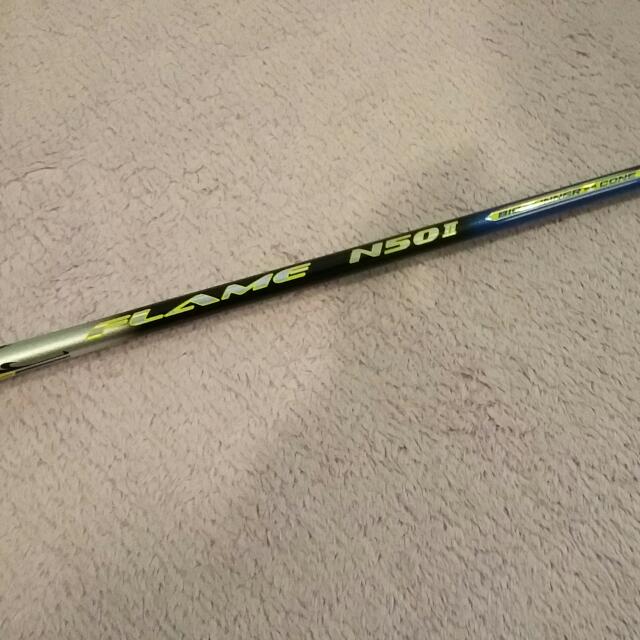 Li Ning Flame N50 II Badminton Racket, Sports Equipment, Sports & Games ...