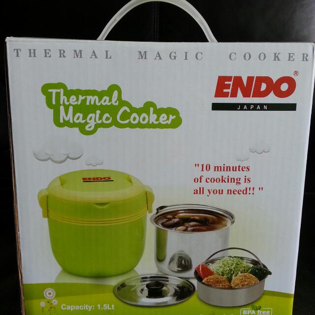 (SOLD) Endo Magic Thermal Pot 1.5L - Brand New In Box, TV & Home ...