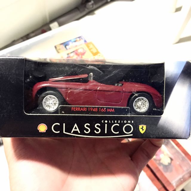 Shell Ferrari Classico Collezione Ferrari 1948 166 MM, Hobbies & Toys ...