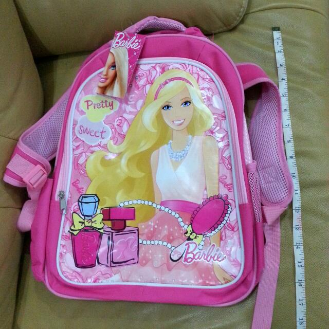 Brand New Barbie Backpack /School Bag, Babies & Kids, Going Out, Diaper ...
