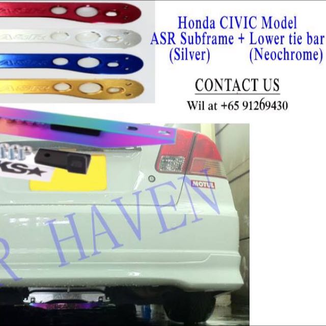 Honda Civic FD Subframe (Red/Blue/Silver), Car Accessories, Accessories ...