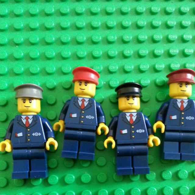 Lego Train Inspector.. Dark Blue Suit With Train Logo., Hobbies & Toys ...