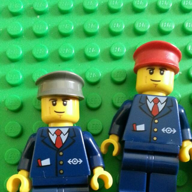 Lego Train Inspector.. Dark Blue Suit With Train Logo., Hobbies & Toys ...