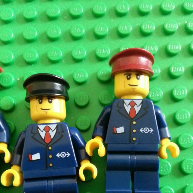 Lego Train Inspector.. Dark Blue Suit With Train Logo., Hobbies & Toys ...