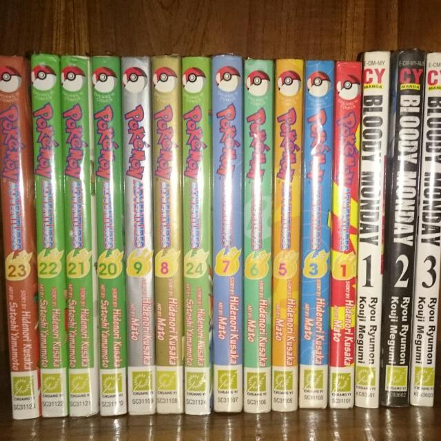 Pokemon & Bloody Monday Manga, Hobbies & Toys, Books & Magazines ...
