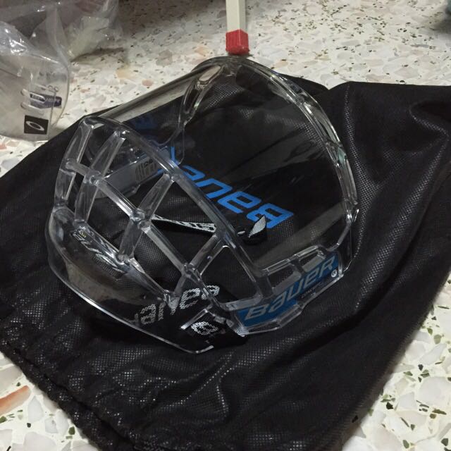 Bauer Concept 3 Full Face Visor, Health & Nutrition, Face Masks & Face ...