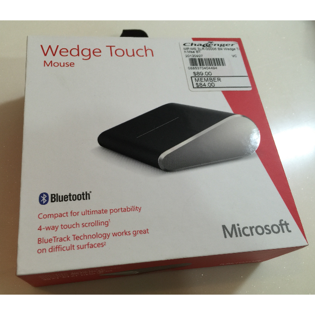 Microsoft Wedge Touch Mouse, Computers & Tech, Parts & Accessories ...
