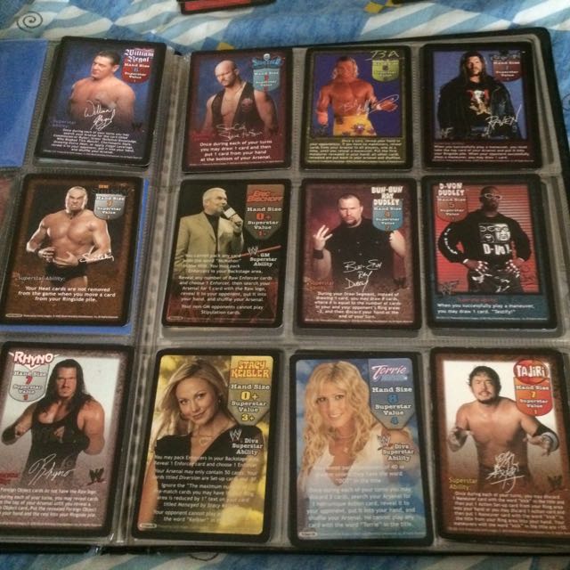 WWE Face Cards, Hobbies & Toys, Toys & Games on Carousell
