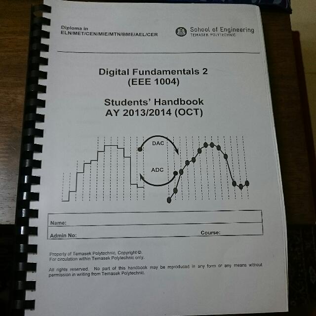 Digital Fundamentals (Temasek Polytechnic), Computers & Tech, Office ...