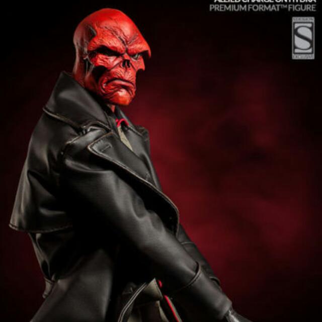 Sideshow Red Skull Premium Format Exclusive, Hobbies & Toys, Toys ...