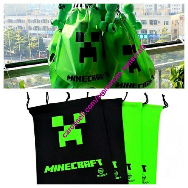 Minecraft Party Pack, Draw String Bag, Hobbies & Toys, Toys & Games on ...