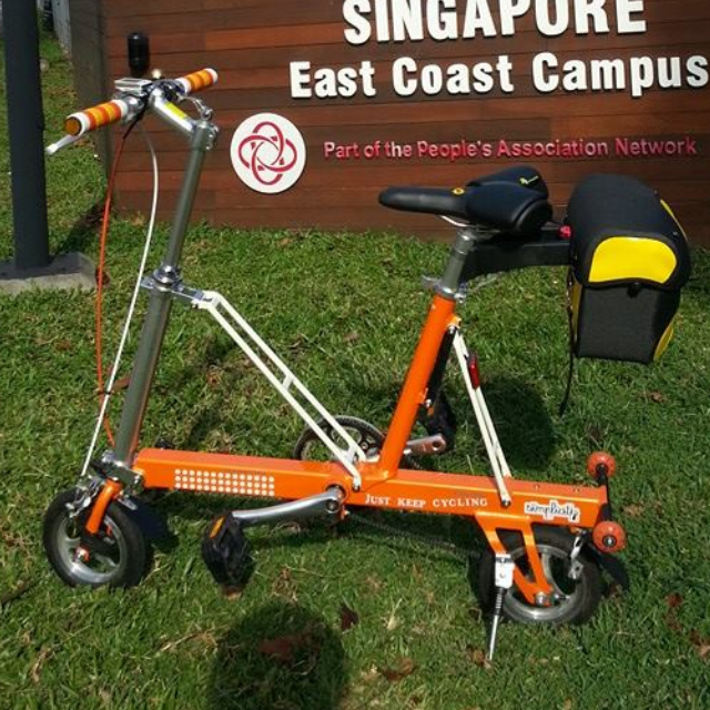 CarryMe SD Foldable Bike - Orange, Sports Equipment, Bicycles & Parts ...