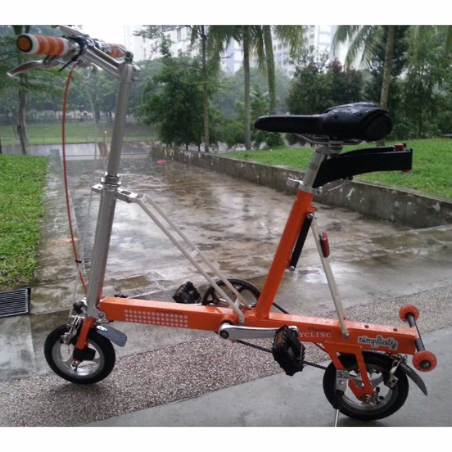 CarryMe SD Foldable Bike - Orange, Sports Equipment, Bicycles & Parts ...