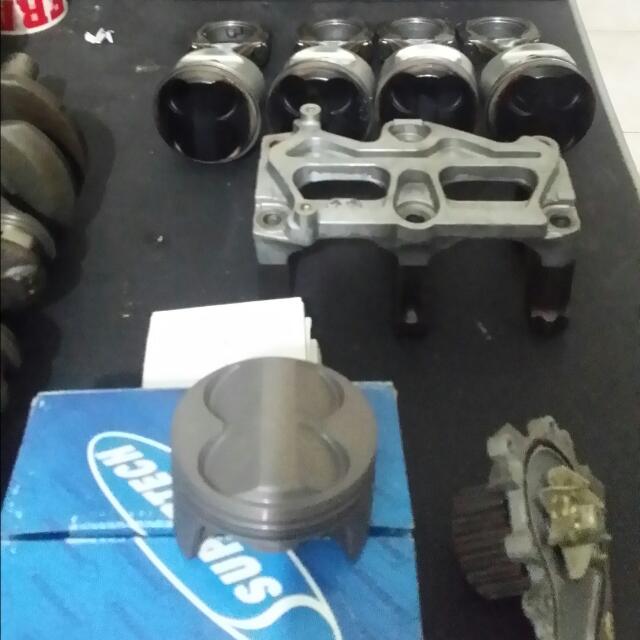 Honda B18c Resleeved Block With Supertech Pistons, Car Accessories on ...