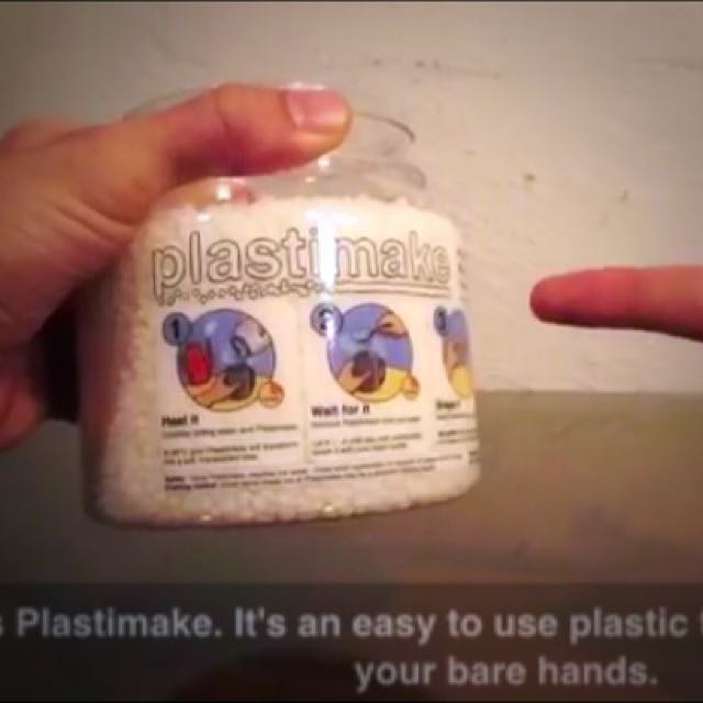 Plastimake. Cool Plastic Moulding...Reusable! 100g, Hobbies & Toys ...