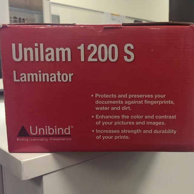 Unilam 1200 S Laminator, Computers & Tech, Parts & Accessories ...