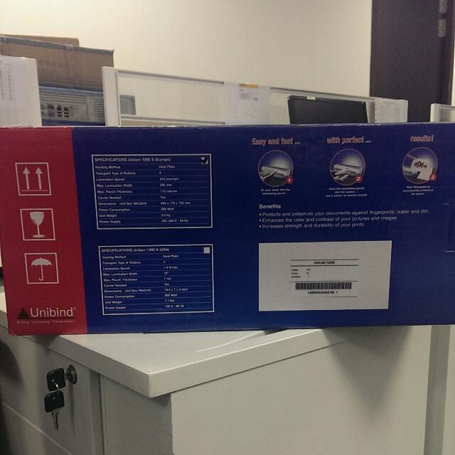 Unilam 1200 S Laminator, Computers & Tech, Parts & Accessories ...